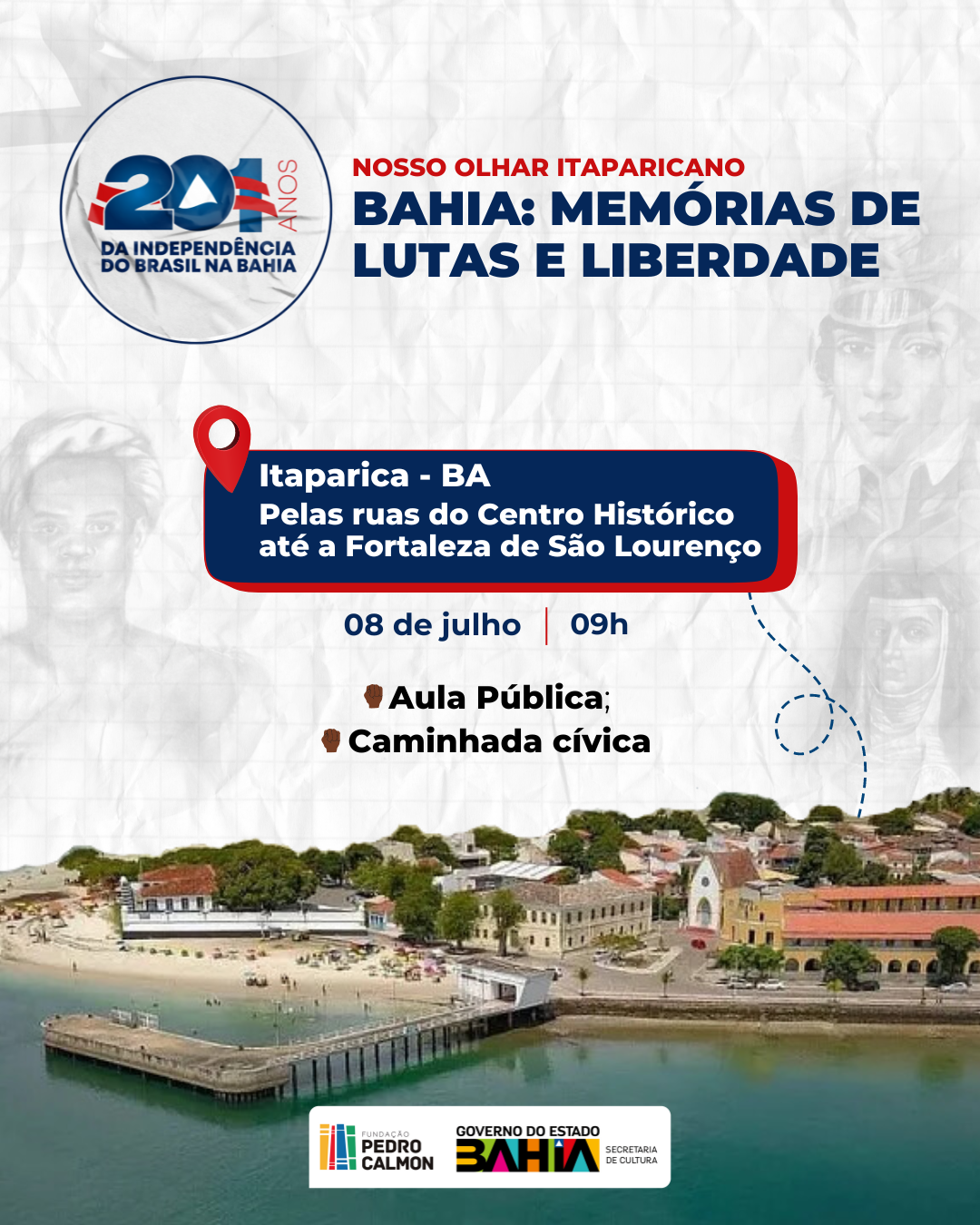 Projeto ‘Bahia Memórias de Lutas e Liberdade’ chega a Itaparica - TV ...